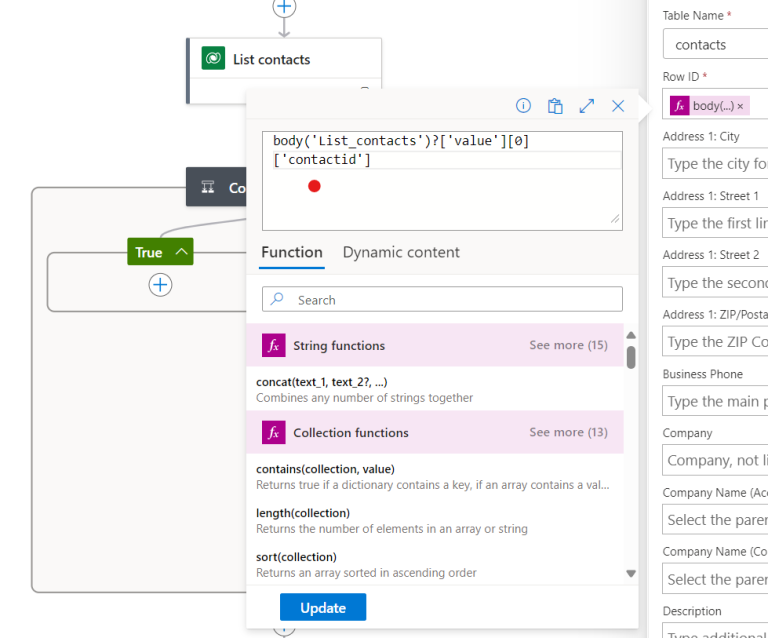 What language does Power Automate use?